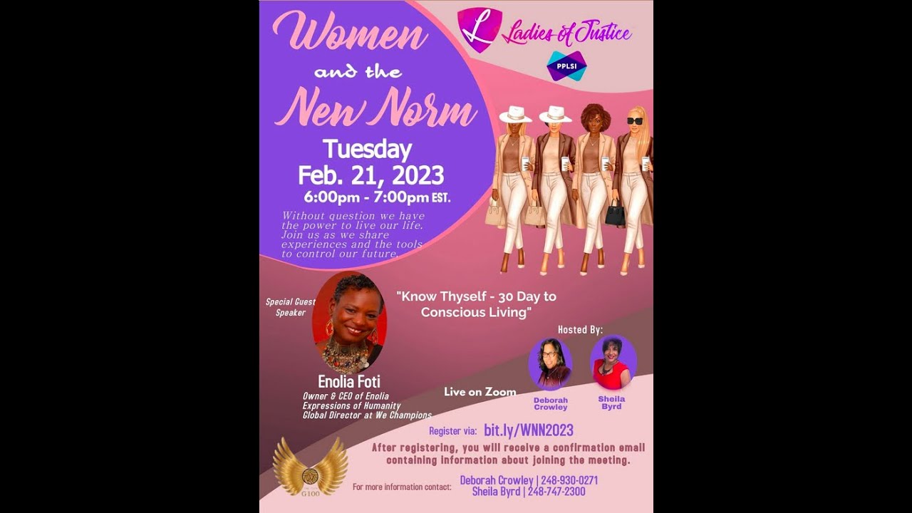 Women and the New Norm with Guest Enolia Foti - YouTube