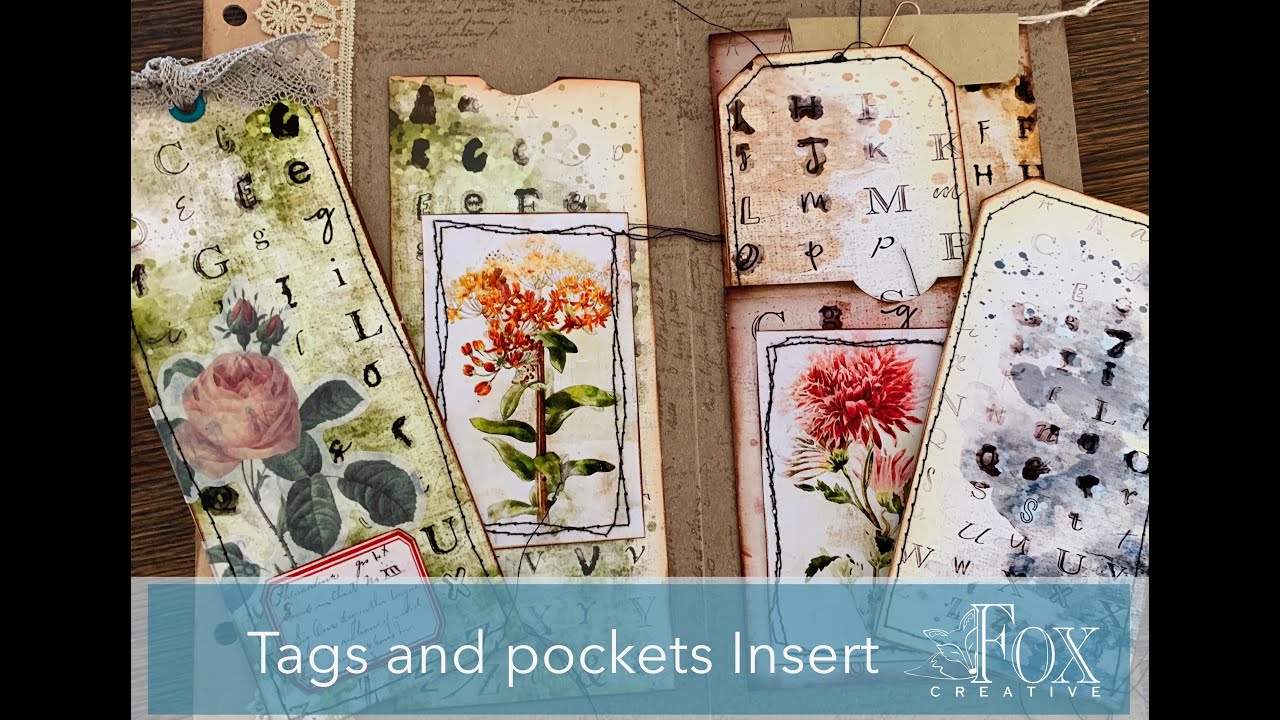Tag and Pocket Ring Journal Insert - YouTube