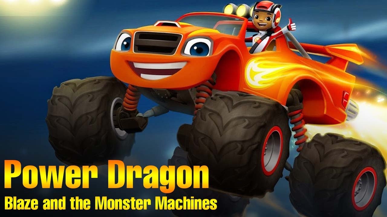 Blaze and the Monster Machines | Blaze Race Car the Power Dragon Speed ...