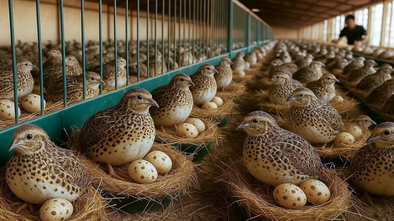 How to raise quail for eggs & harvest lot - poultry farm - daily farm ...