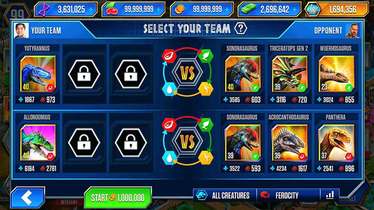 REWARD UNLOCKED QUETZALCOATLUS LEVEL 40 YUTYRANNUS VS ALLONOGMIUS ...