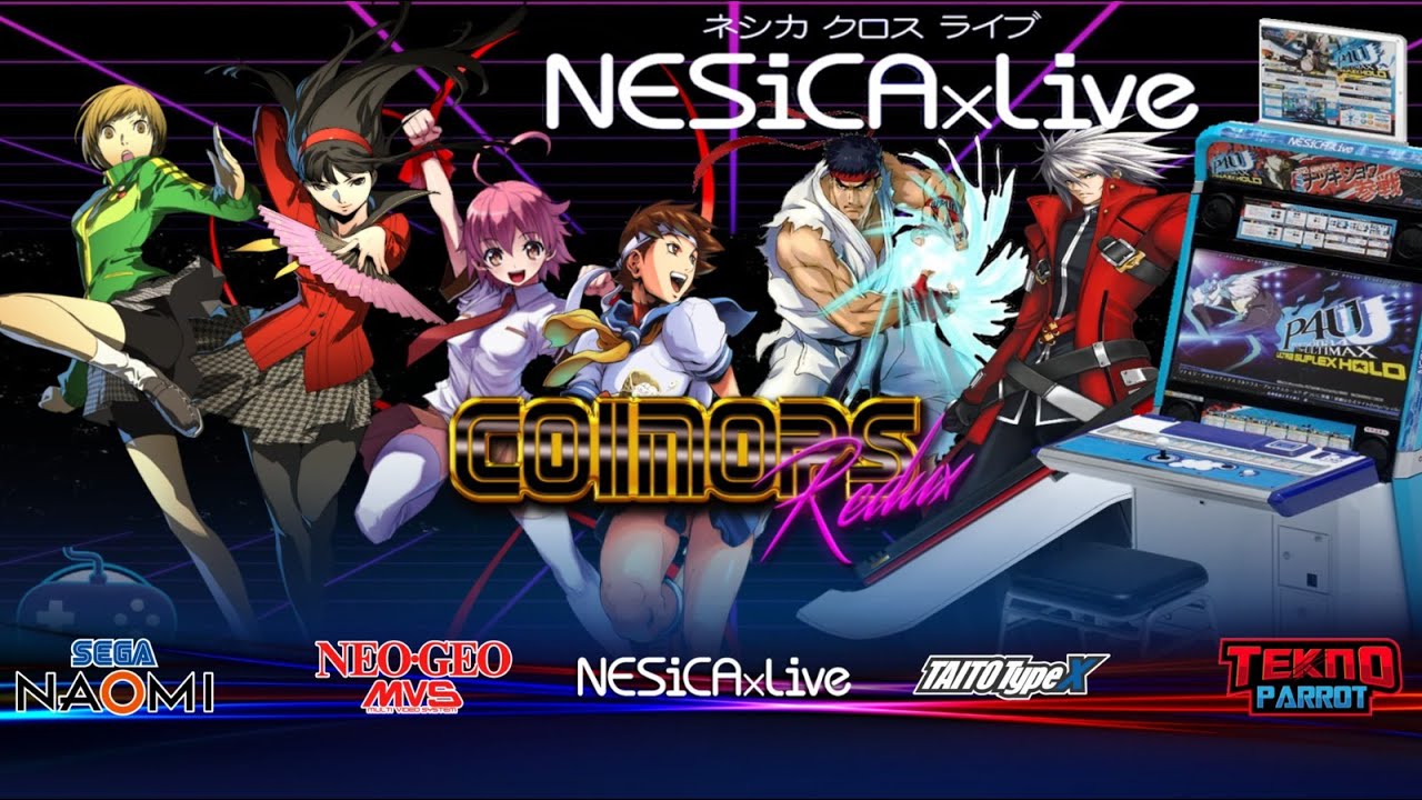 Launchbox Pack Taito NesicaXLive Hyperspin,CoinOps e mais outros temas ...