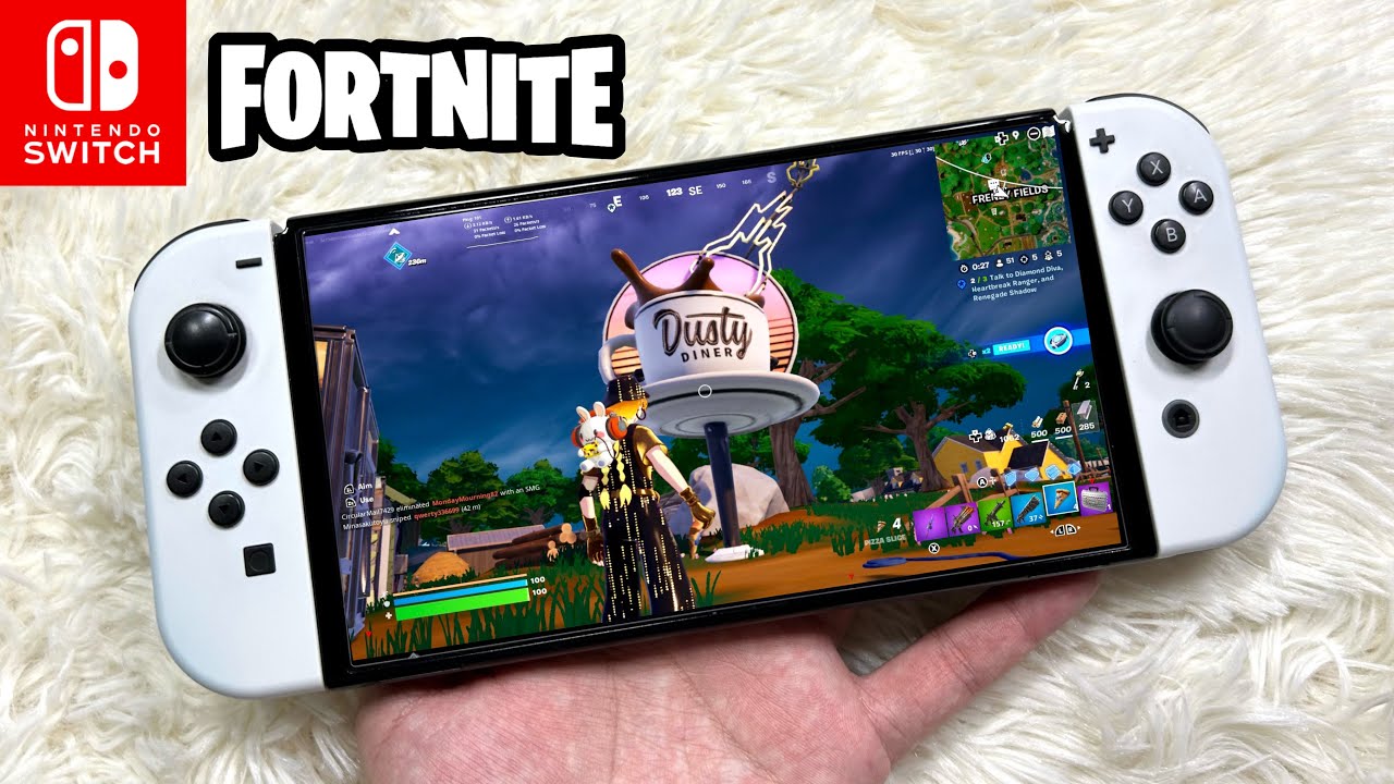 Fortnite on Nintendo Switch OLED EP137 - YouTube