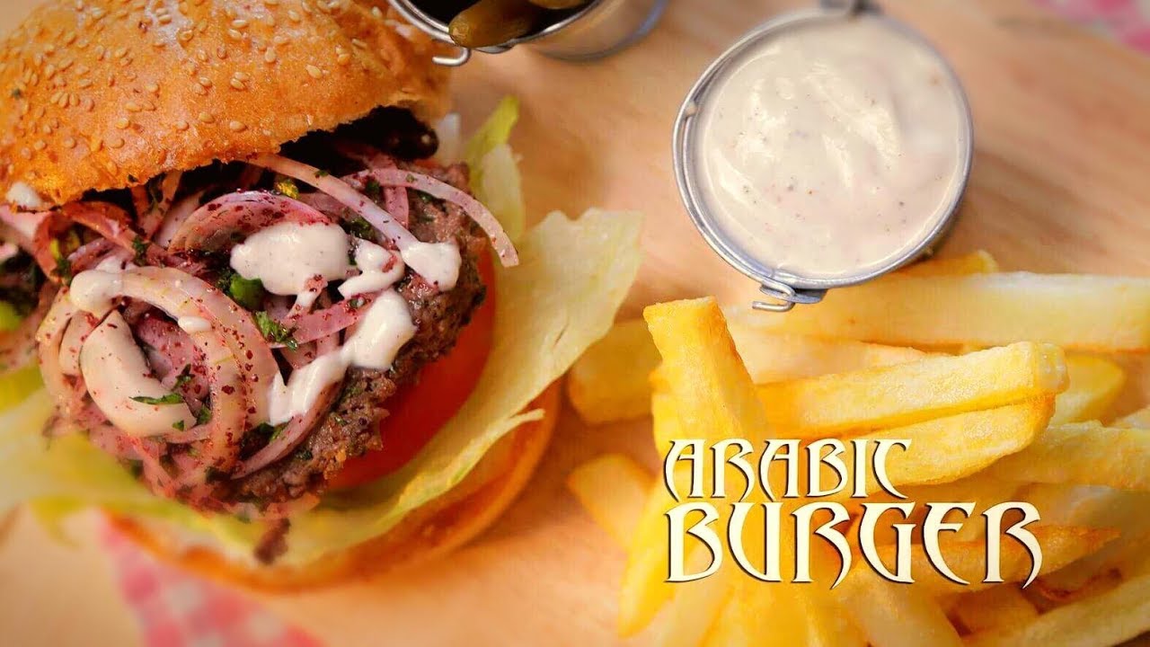 Arabic Burger by Lubna Wardeh البرغر العربي مع لبنى وردة - YouTube