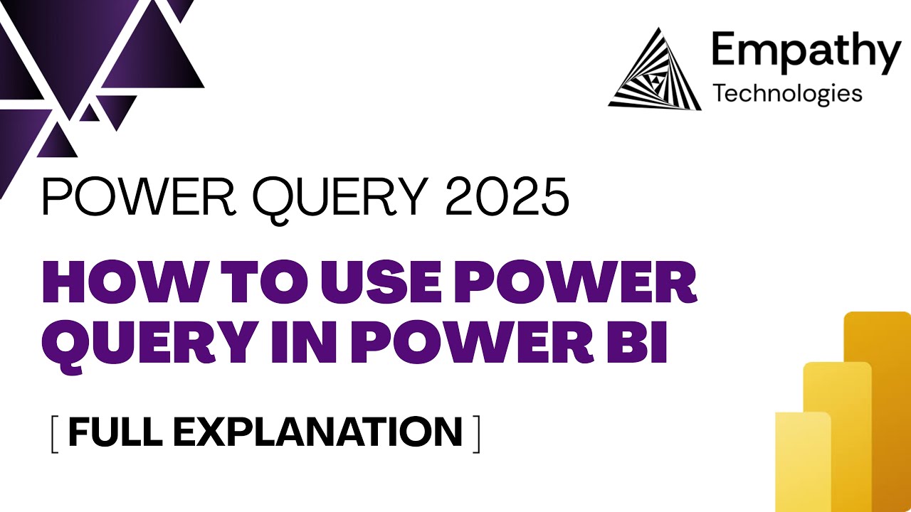 Power Query 2025: How to use Power Query in Power BI [ Full Explanation ...