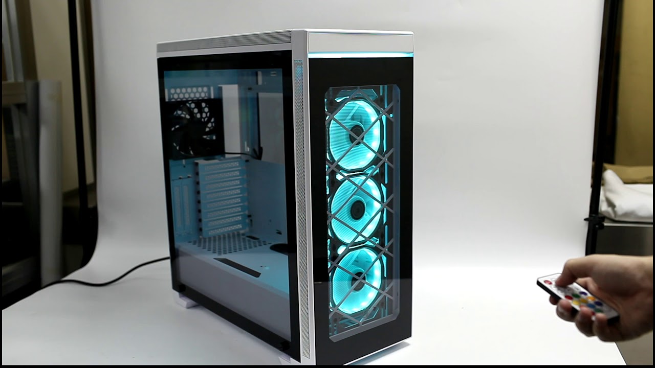 【原價屋】聯力Lian Li Alpha 550W機殼RGB燈光特效。 - YouTube