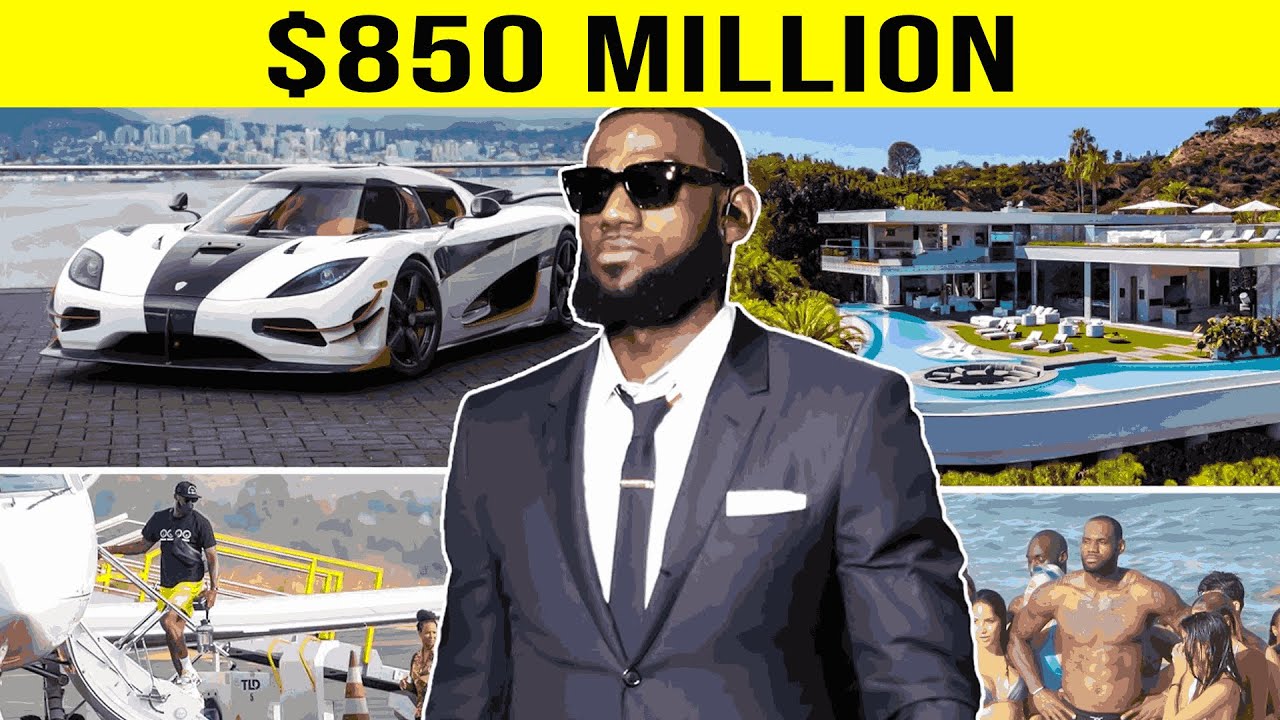 How Lebron James Spent $850 Million Dollars || That Luxury Life - YouTube