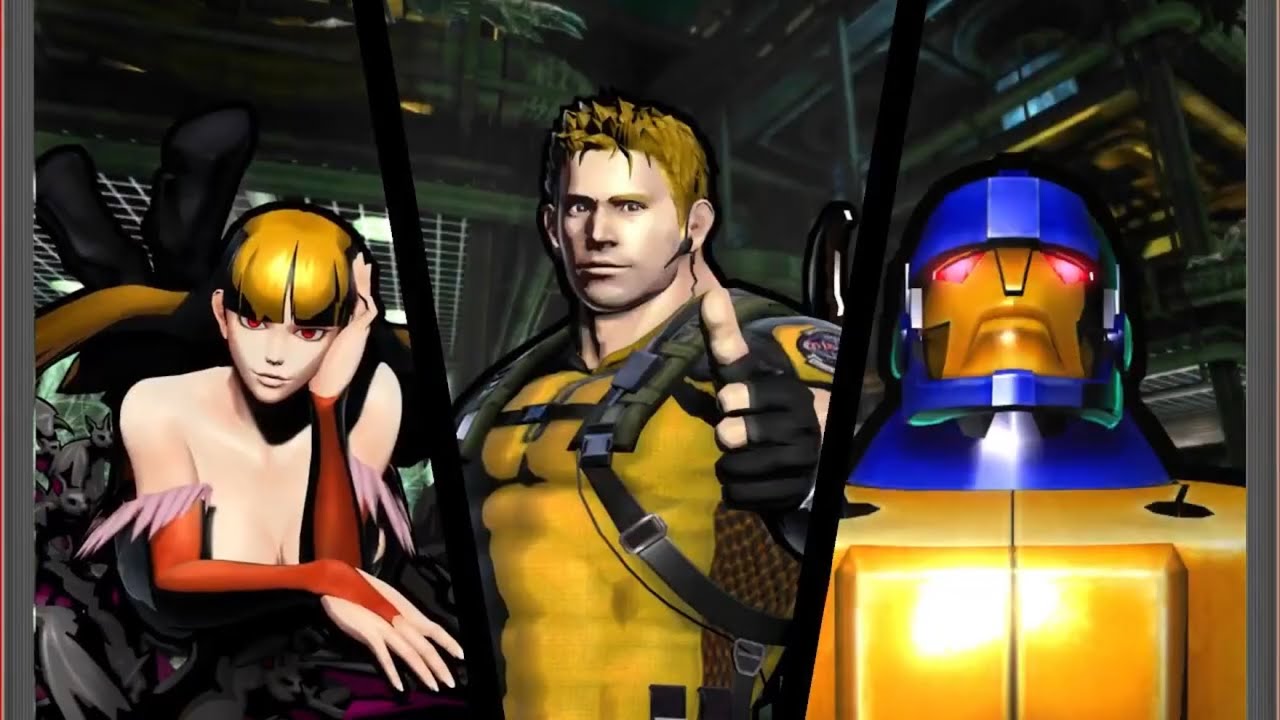 Ultimate Marvel vs Capcom 3: Chris, Morrigan, Sentinel arcade ...