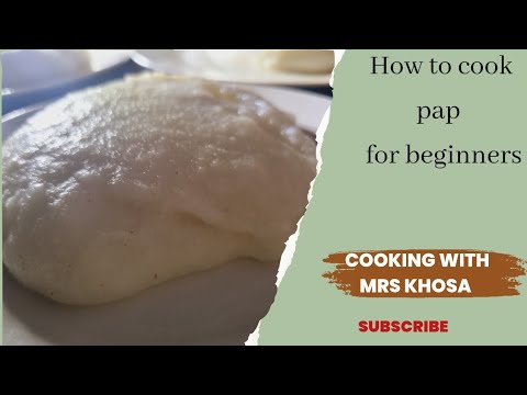 How to cook pap for beginners | with no lumps - YouTube