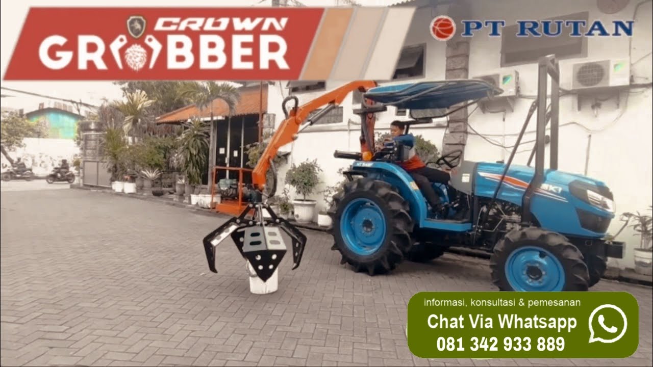 Mesin Angkat Buah Kelapa Sawit | CROWN GRABBER tipe OPG-280 - YouTube