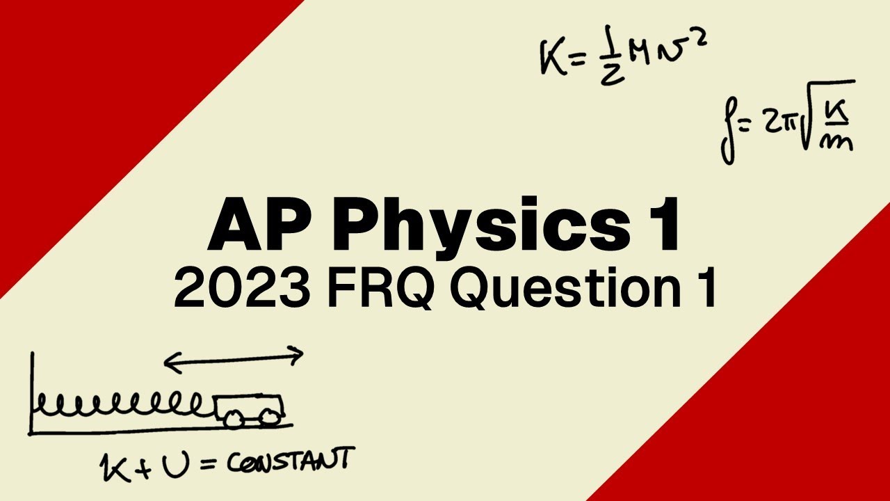 AP Physics 1 2023 FRQ 1 - YouTube