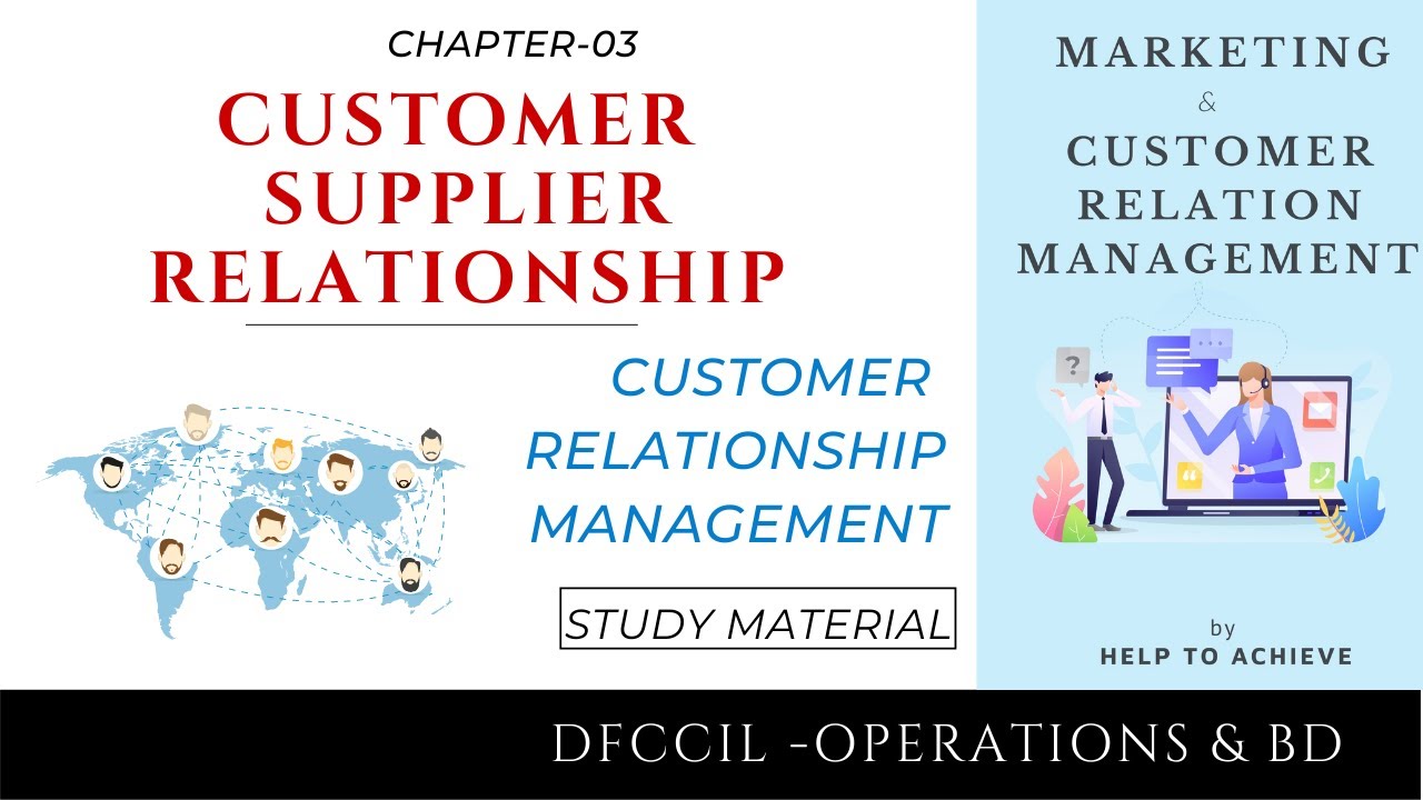 Customer Supplier Relationships - B2B and B2C - Lecture 3 | Customer ...