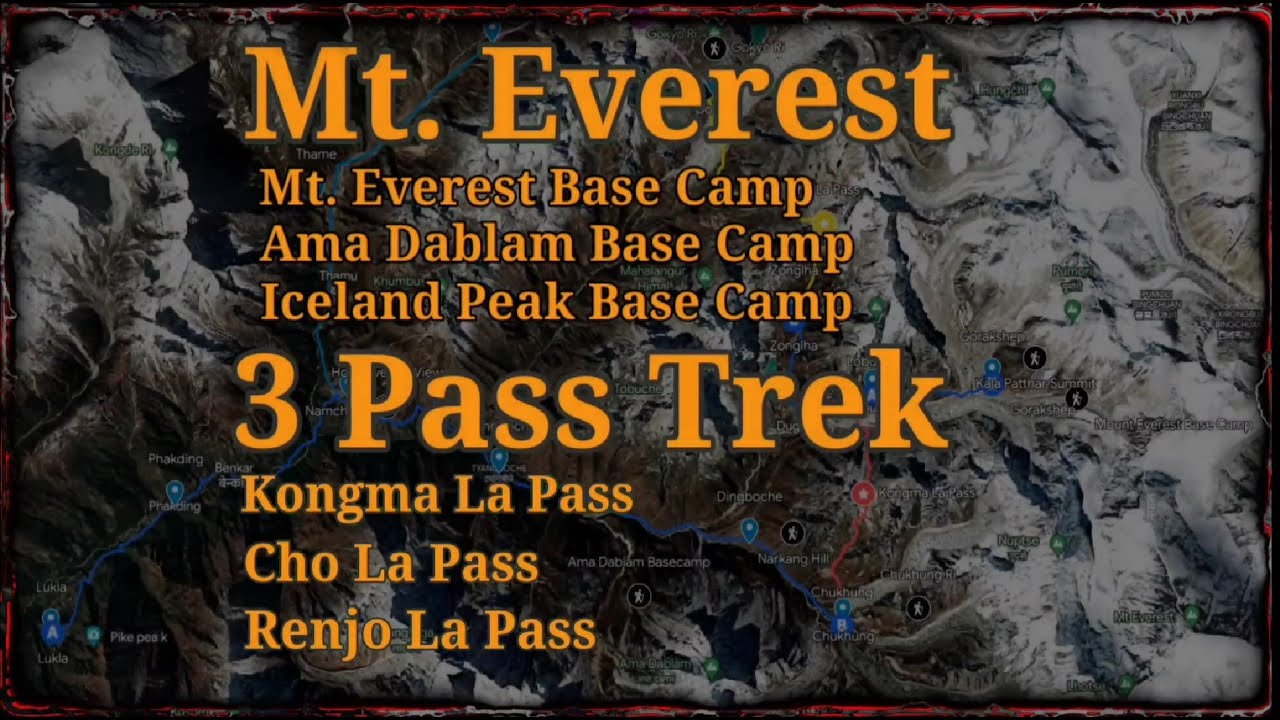 EBC Base camp & 3 Pass Trek - Day 6 to 10 - YouTube