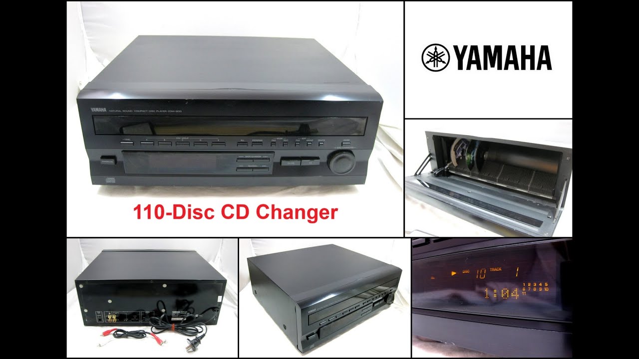 YAMAHA Natural Sound CDM-900 High End 110-Disc CD Changer - YouTube