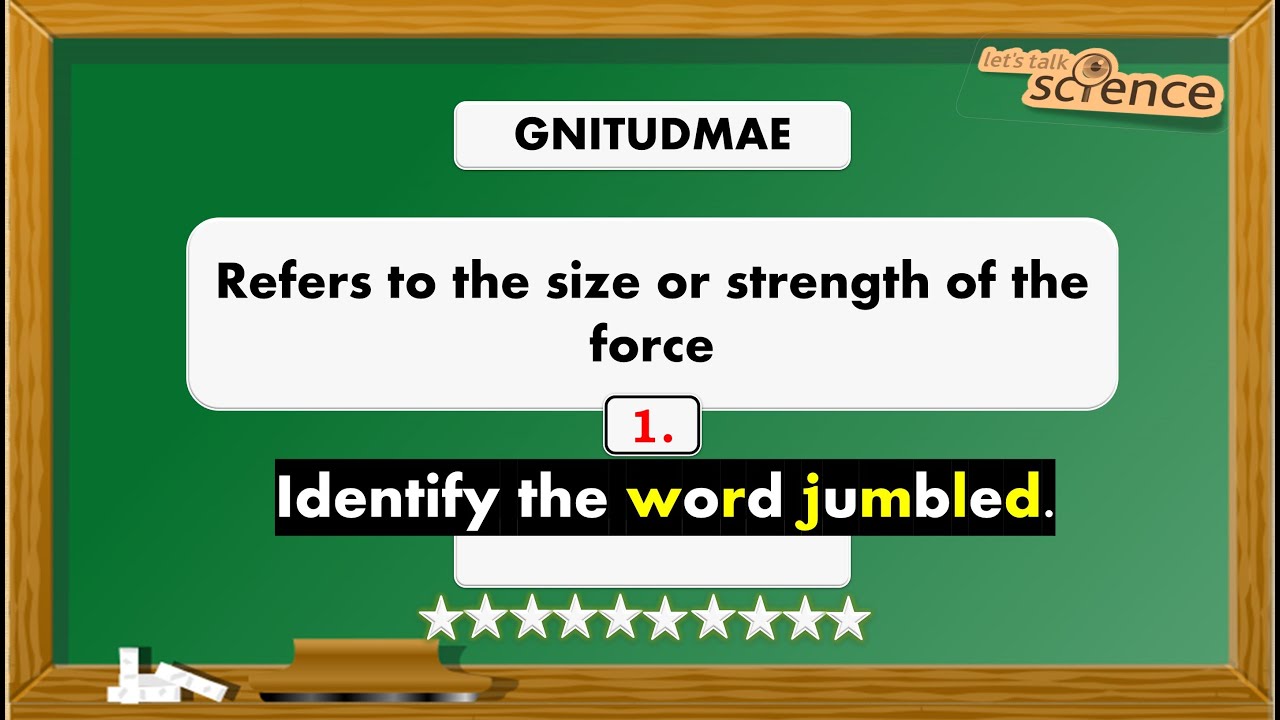 Guess the JUMBLED WORDS about Science - YouTube