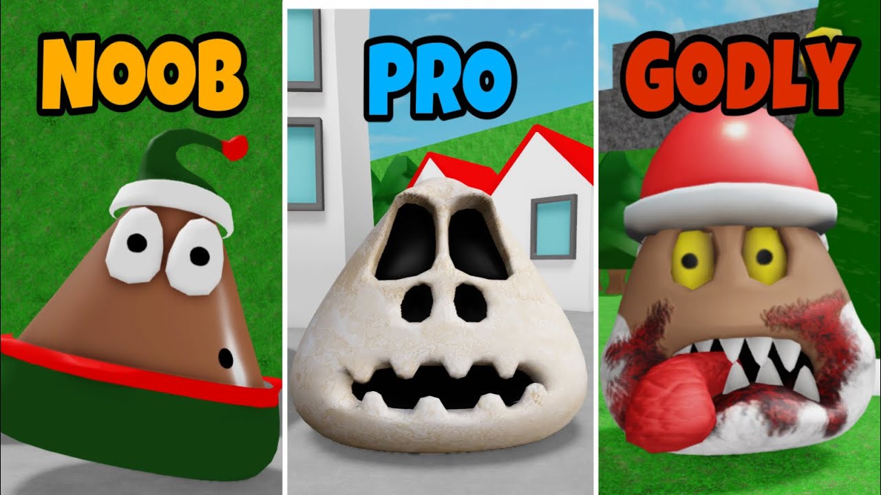 POU MORPH EDISI NATAL !! ADA SANTA POU 💩 |Roblox - YouTube