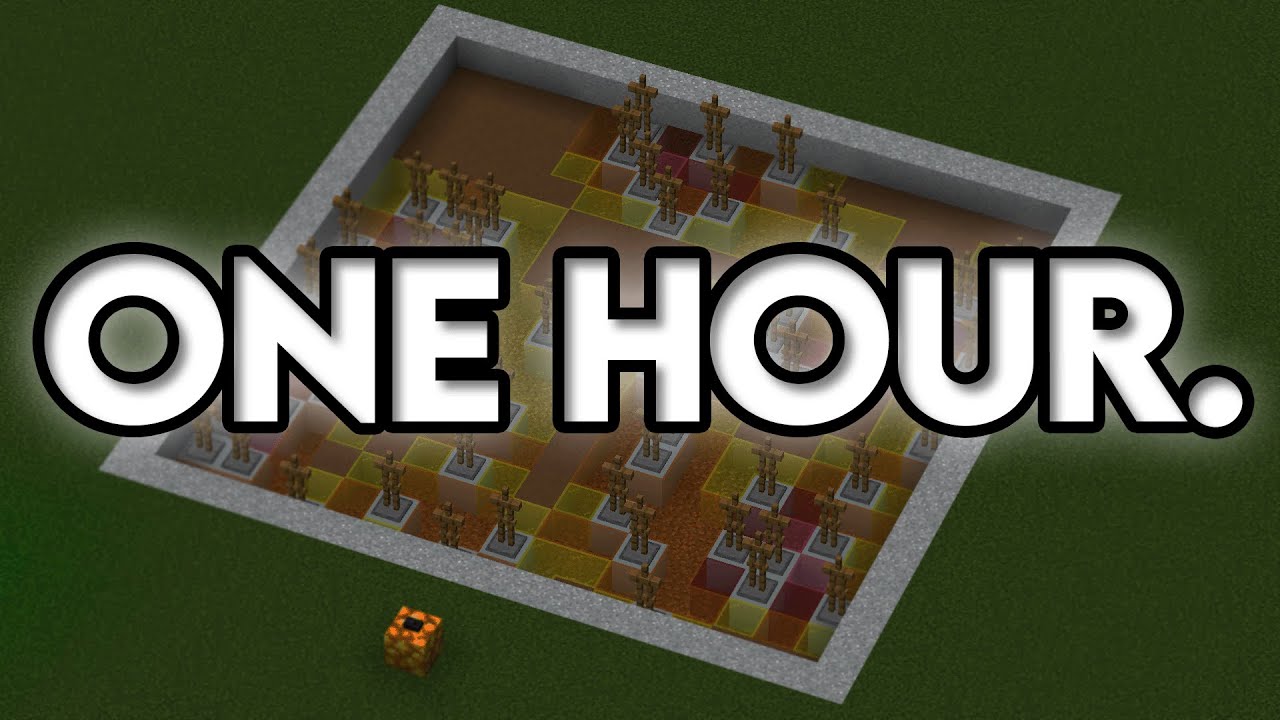 Making Minesweeper in Minecraft... in one hour - YouTube