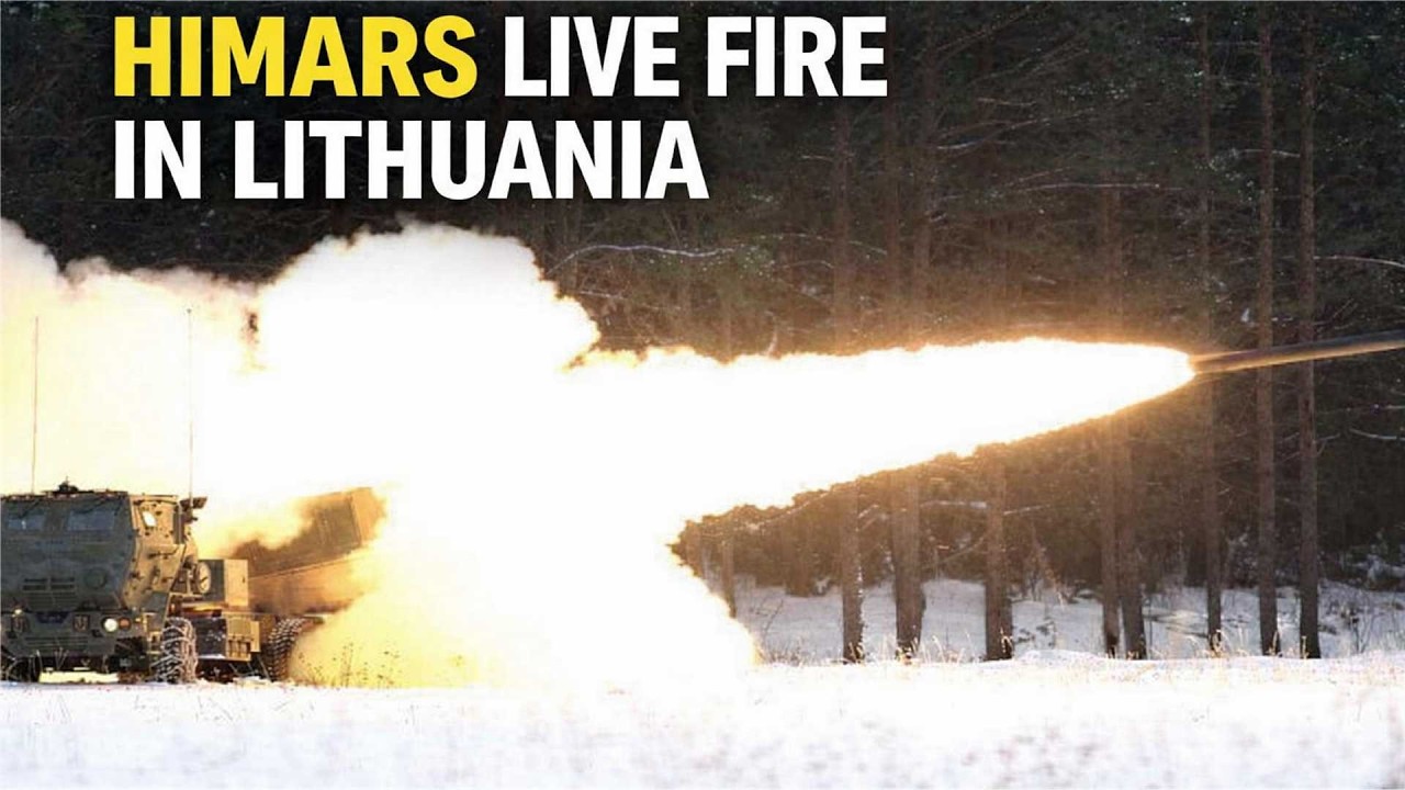 U.S. Army HIMARS Rocket Launcher Live Fire Near Russia’s Border - YouTube