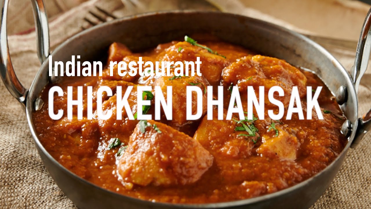 Indian restaurant chicken dhansak - YouTube