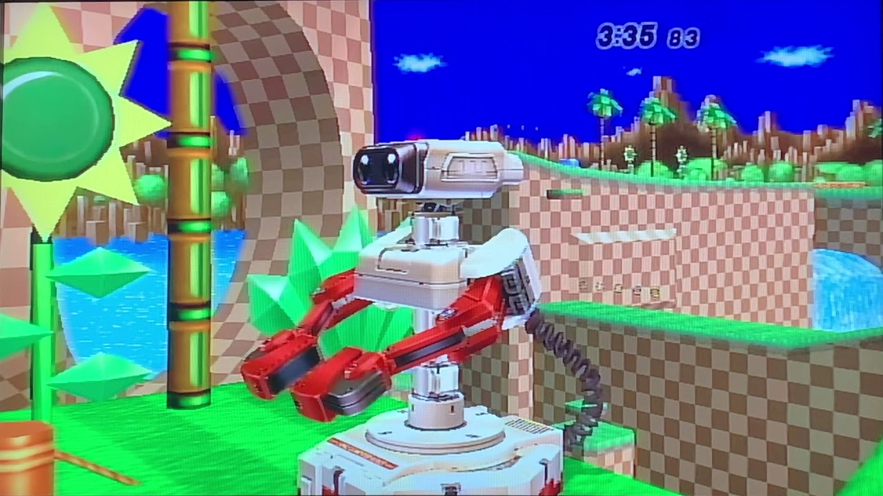 Baseball Boy Plays Super Smash Bros Brawl All Star Mode Easy R.O.B ...