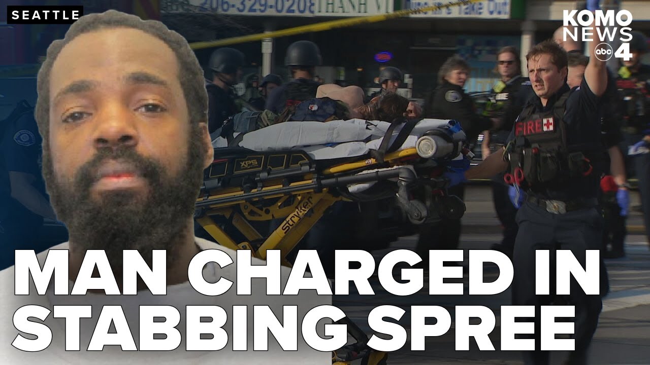 Man charged for 'violent, random' Seattle mass stabbing spree - YouTube