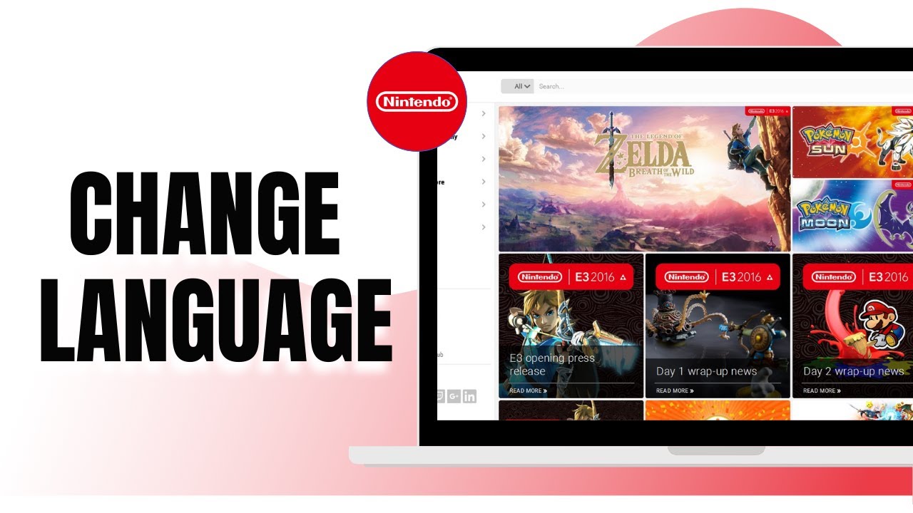 HOW TO CHANGE LANGUAGE IN NINTENDO - YouTube