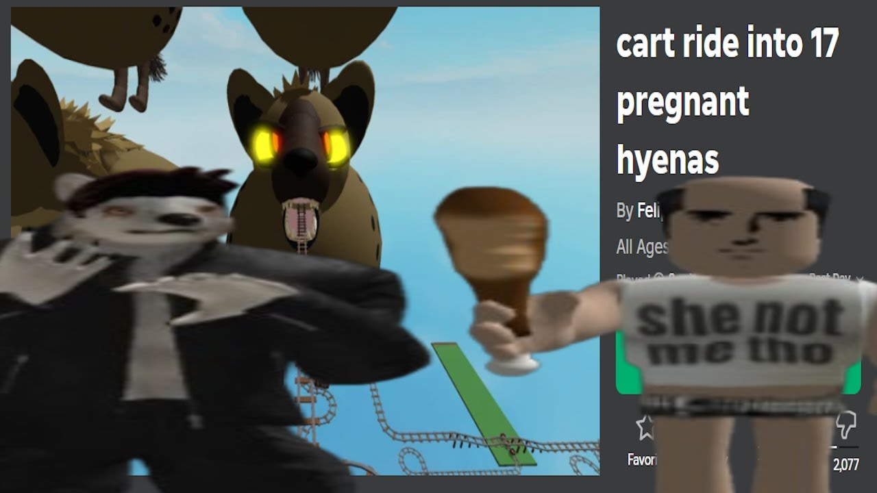 cart ride into 17 pregnant hyenas - YouTube