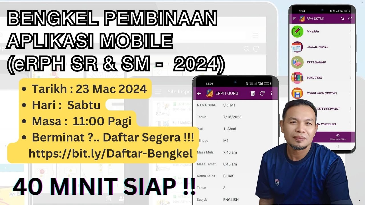 PEMBINAAN APLIKASI ERPH 2024 (MOBILE APPS) - YouTube