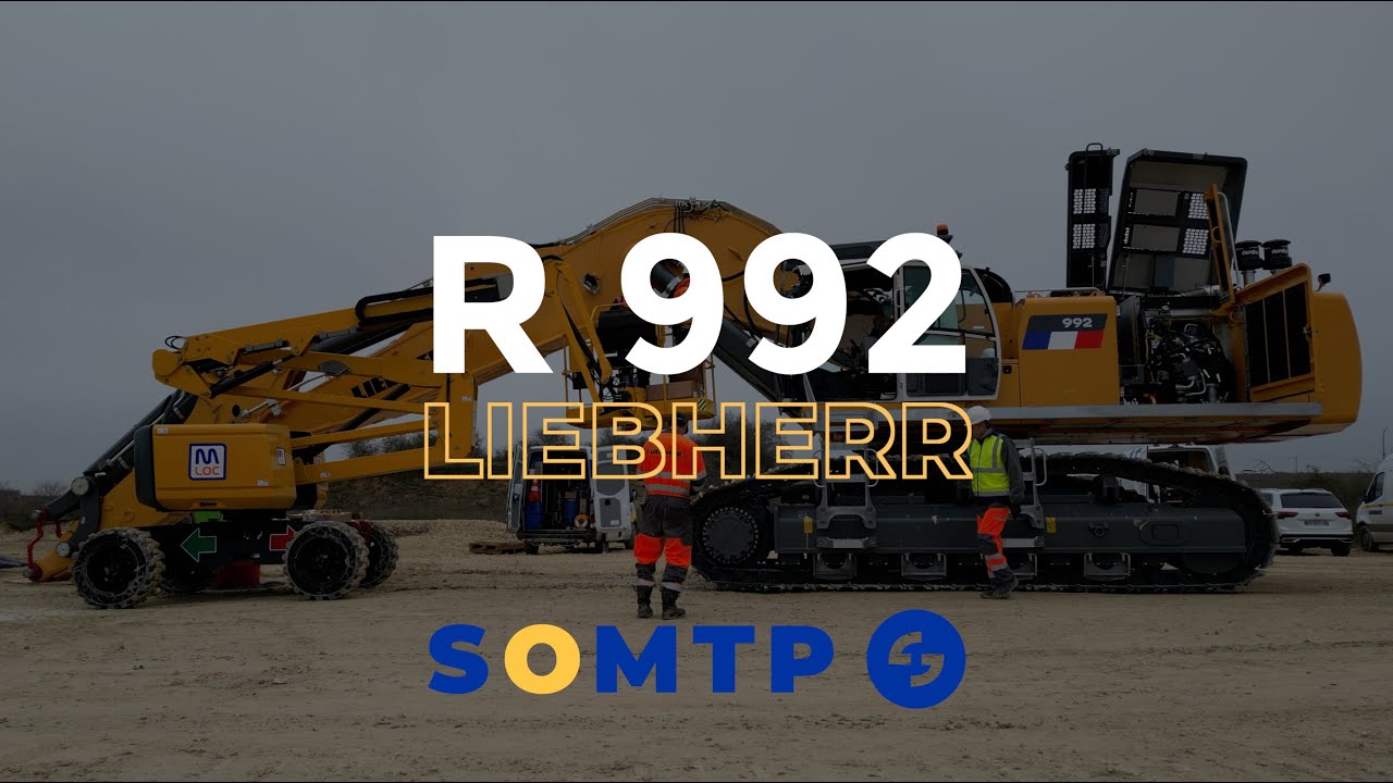 Assemblage d’un géant : la Liebherr R 992 prend forme - YouTube