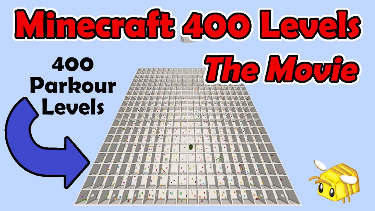 Minecraft 400 Levels The Movie - YouTube