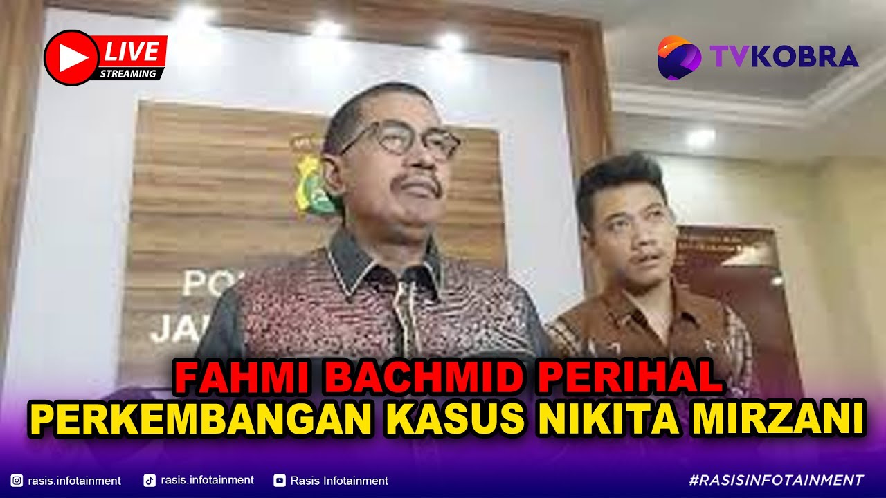 🔴 LIVE FAHMI BACHMID PERIHAL KASUS NINDY DAN PERKEMBANGAN NIKITA ...