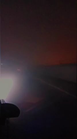 Fog zero visibility 17-11-2024 satuday night - YouTube