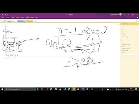 CodeForces Div2 #729 Odd Set problem 1 Solution - YouTube