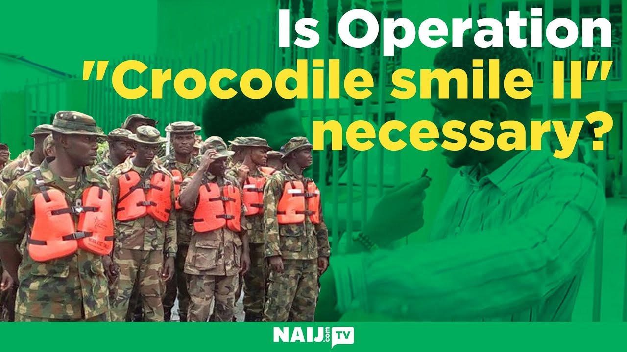 STREET GIST: Is Operation "Crocodile smile II" necessary? | Legit TV ...
