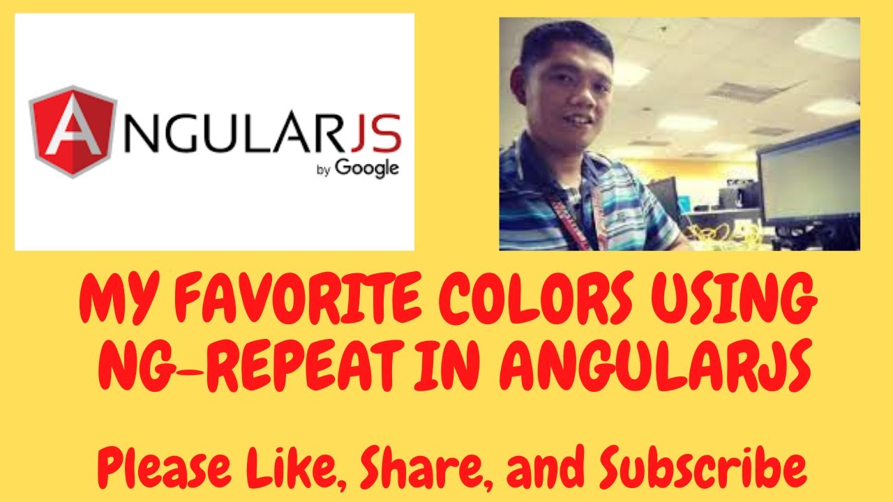 My Favorite Colors Using ng-repeat in AngularJS - YouTube