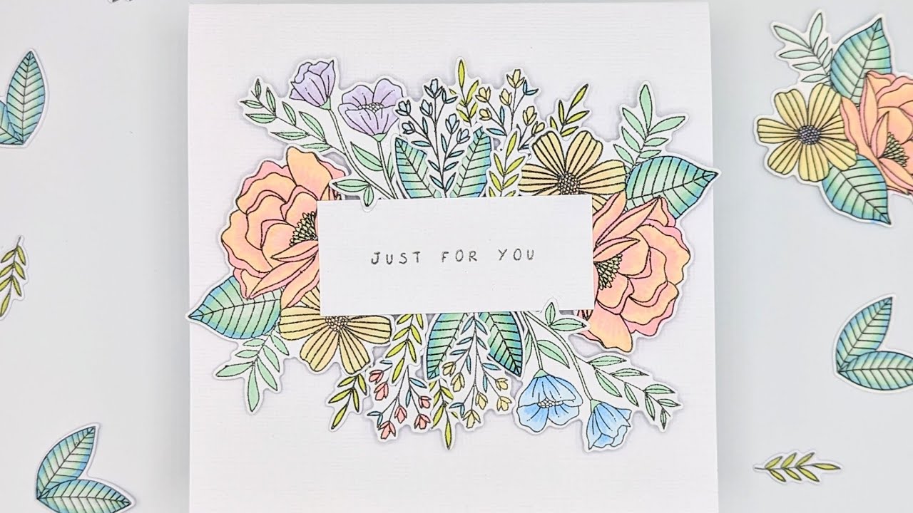 World Card Making day- Let's make a card! 🌸🌷 - YouTube