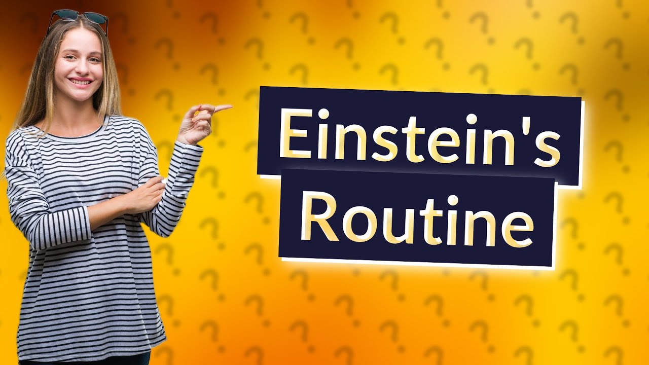 What is Albert Einstein's morning routine? - YouTube