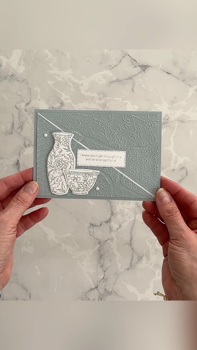 Must-Try Embossing Folder Technique for Beautiful Cards - YouTube