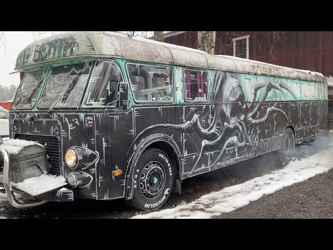 Köp Veteranbuss / husbuss Scania Vabis -61 på Klaravik