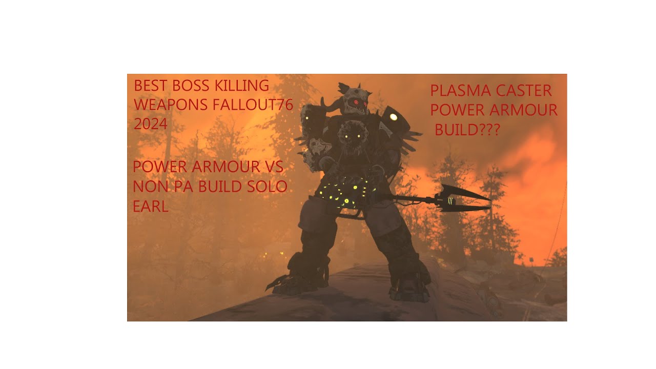 PLASMA CASTER BLOODIE POWER ARMOR BUILD WITH UNLEASHED FULL POWER SOLO ...