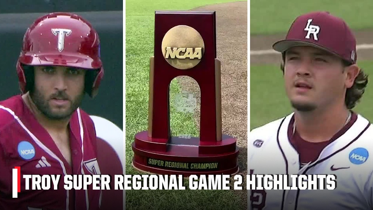 Troy Trojans vs. Little Rock Trojans | Super Regional Highlights | ESPN ...