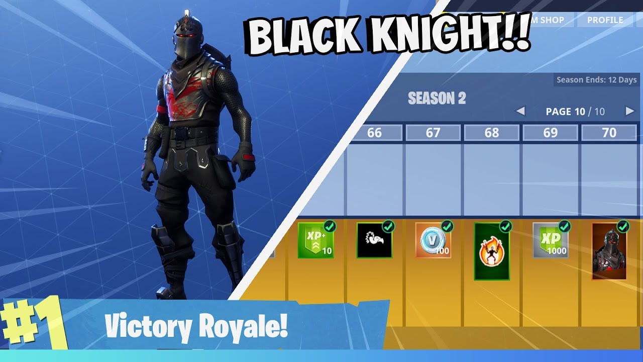 LÅSER UPP BLACK KNIGHT! (max level) FORTNITE PÅ SVENSKA! - YouTube