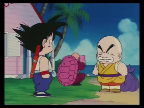 Krillin first appearance in Dragon Ball - YouTube