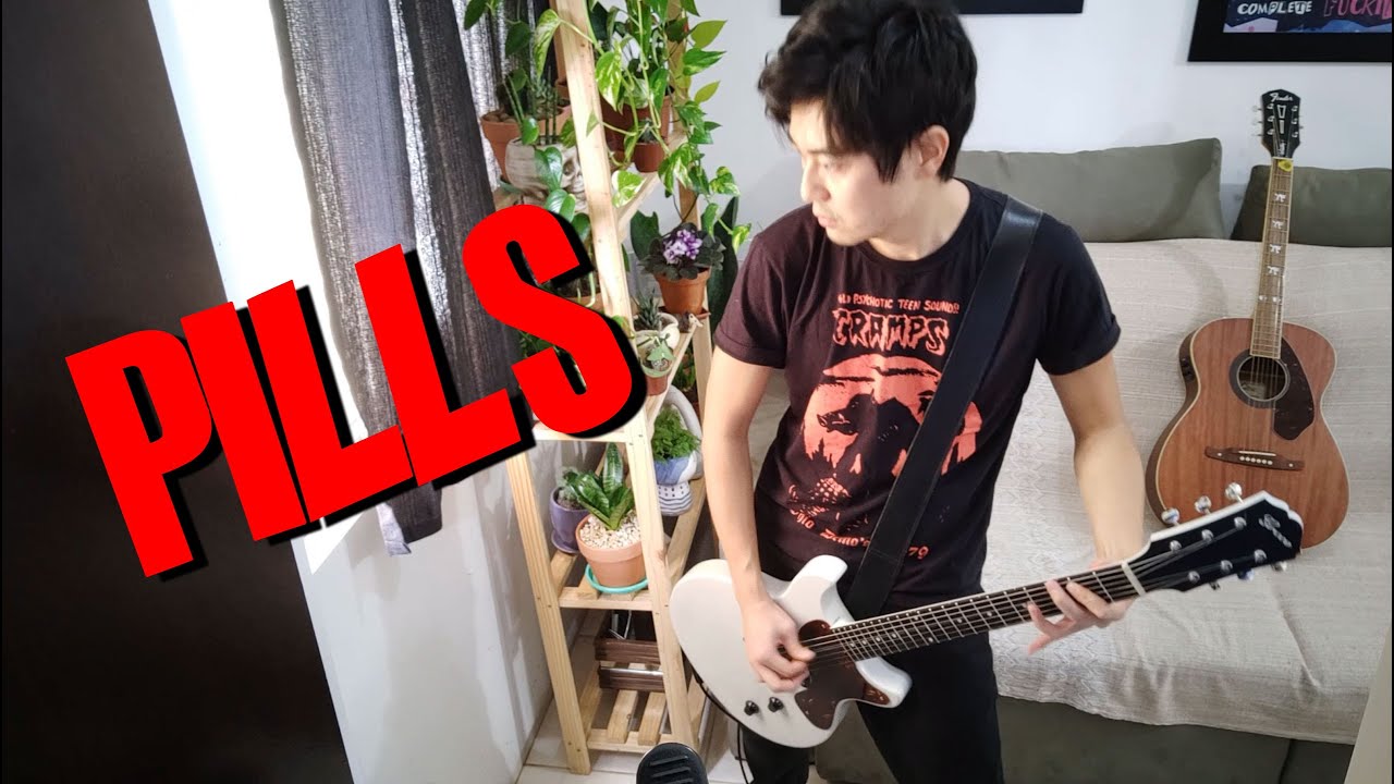 New York Dolls - Pills (Bo Diddley - guitar cover) - YouTube
