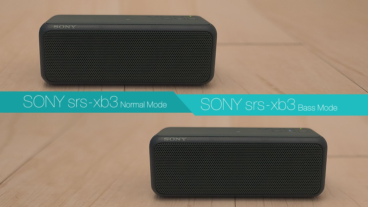 SONY SRS-XB3 (Normal Bass Mode) vs SONY SRS-XB3 ( Extra Bass Mode ...