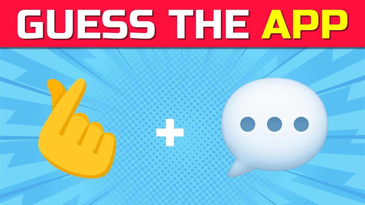 Guess The App Logo By Emoji | 10 Famous App logo Quiz - YouTube