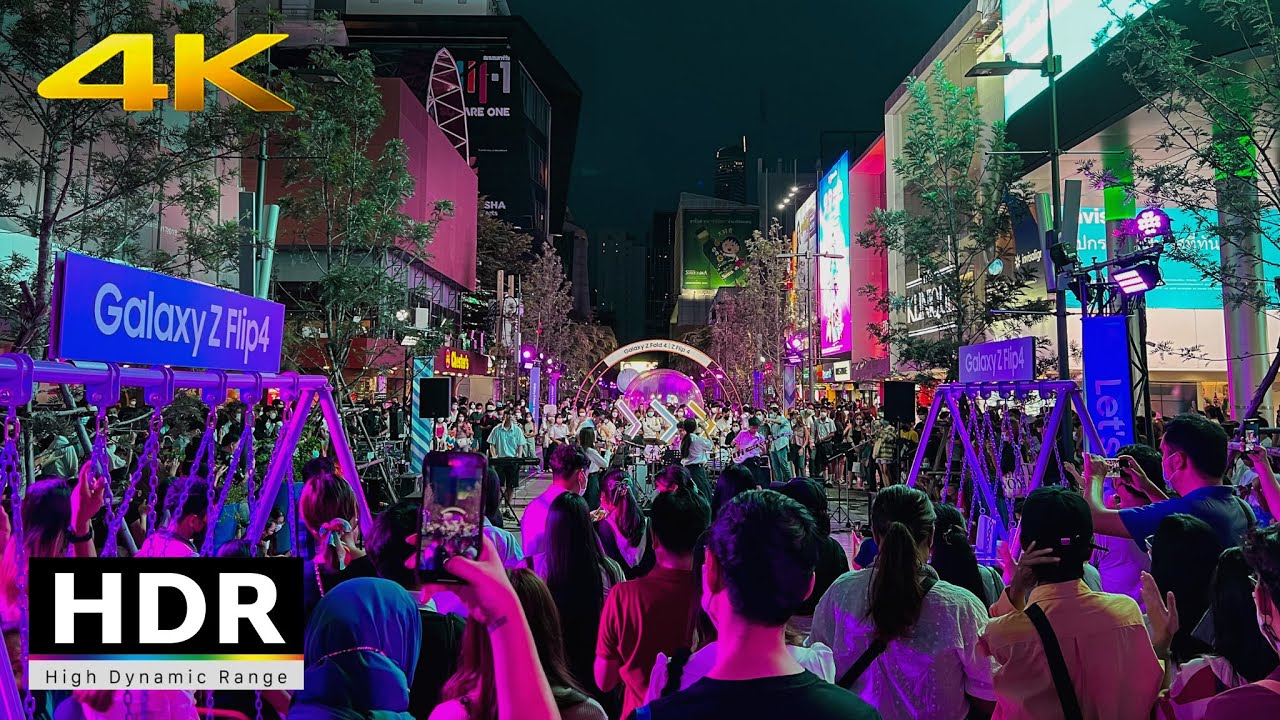 4K HDR // Sunday Walk in Siam Square in Bangkok 2022 | Thailand - YouTube