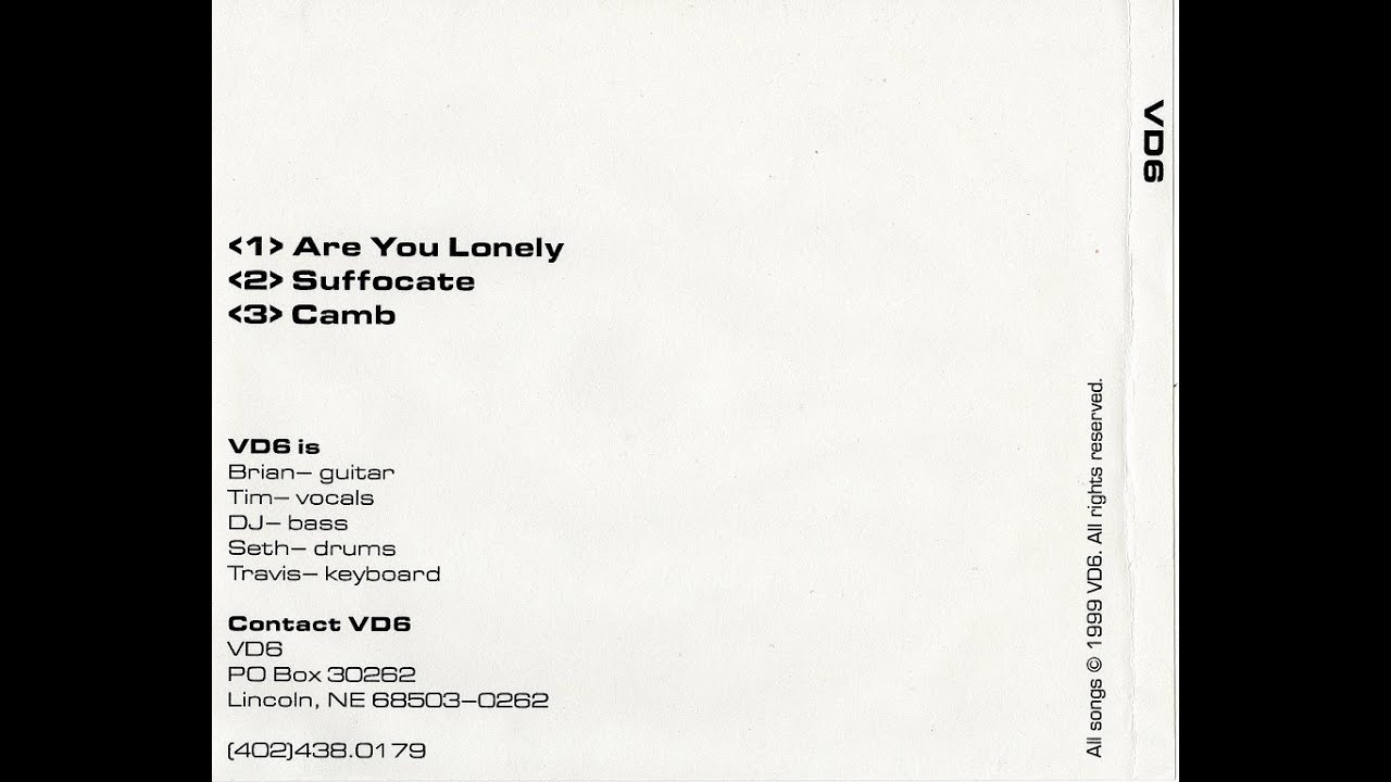 VD6: Suffocate (1st 1999 Demo) - YouTube