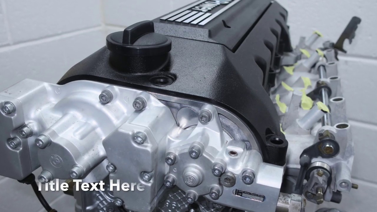 BMW S50B32 Race Engine, build and first run - YouTube