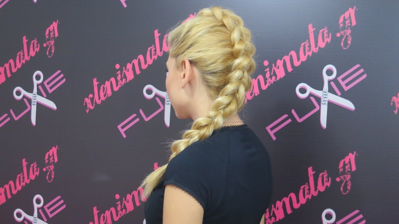 Mohawk Pull through Braid - YouTube